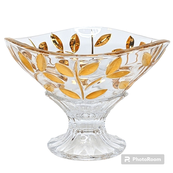 Murano | Art | Murano Italy Crystal Tree Of Life Footed Bowl Candydish ...